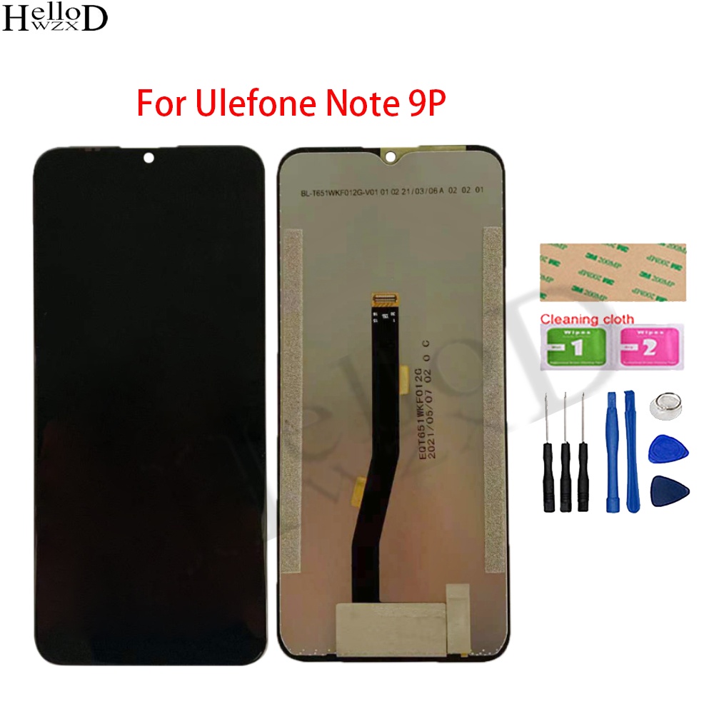 ใหม่ อะไหล่หน้าจอสัมผัส LCD 100 6.52 นิ้ว สําหรับ Ulefone Note 9P ...