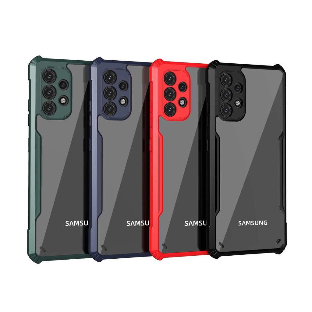 A53(พร้อมส่งในไทย)เคสกันกระแทกขอบสีหลังใสSamsung Galaxy S21FE/S21FE 5G/A52S/M52 5G/M32/A22 5G ...