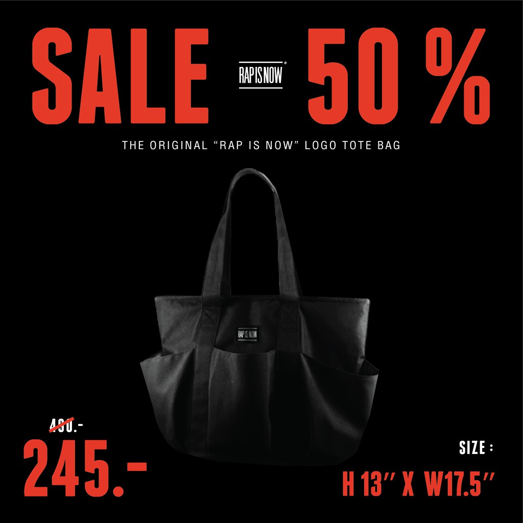RAP IS NOW (TOTE BAG) กระเป๋าถือ | Shopee Thailand