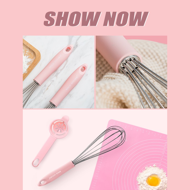 ปัดMagic Kitchen 304 Stainless Steel Manual Whisk Small Stirring Stick ...