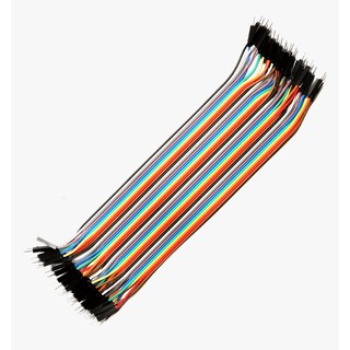 Jumper Wire 20 cm สายไฟจั๊มเปอร์ วงจรทดลอง 40 เส้น ผู้-ผู้ ผู้-เมีย ...