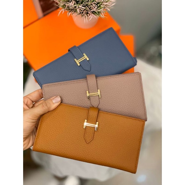 ส่งฟรี️ กระเป๋าสตางค์ใบยาว H Wallet Leather Togo - bebagstore - ThaiPick
