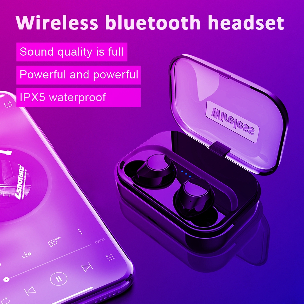 Bear_ Tg H1 Tws หูฟังบลูทูธไร้สาย 5 . 0 Hifi กันน้ํา - 59764559ss.th ...