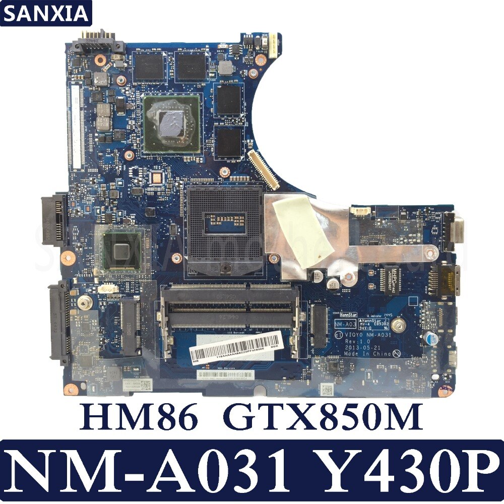 Lenovo y430p แล็ปท็อปเมนบอร์ด KEFU VIQY0 NM-a031 เมนบอร์ดเดิมทดสอบ hm86 gtx850m - topsportmarket ...