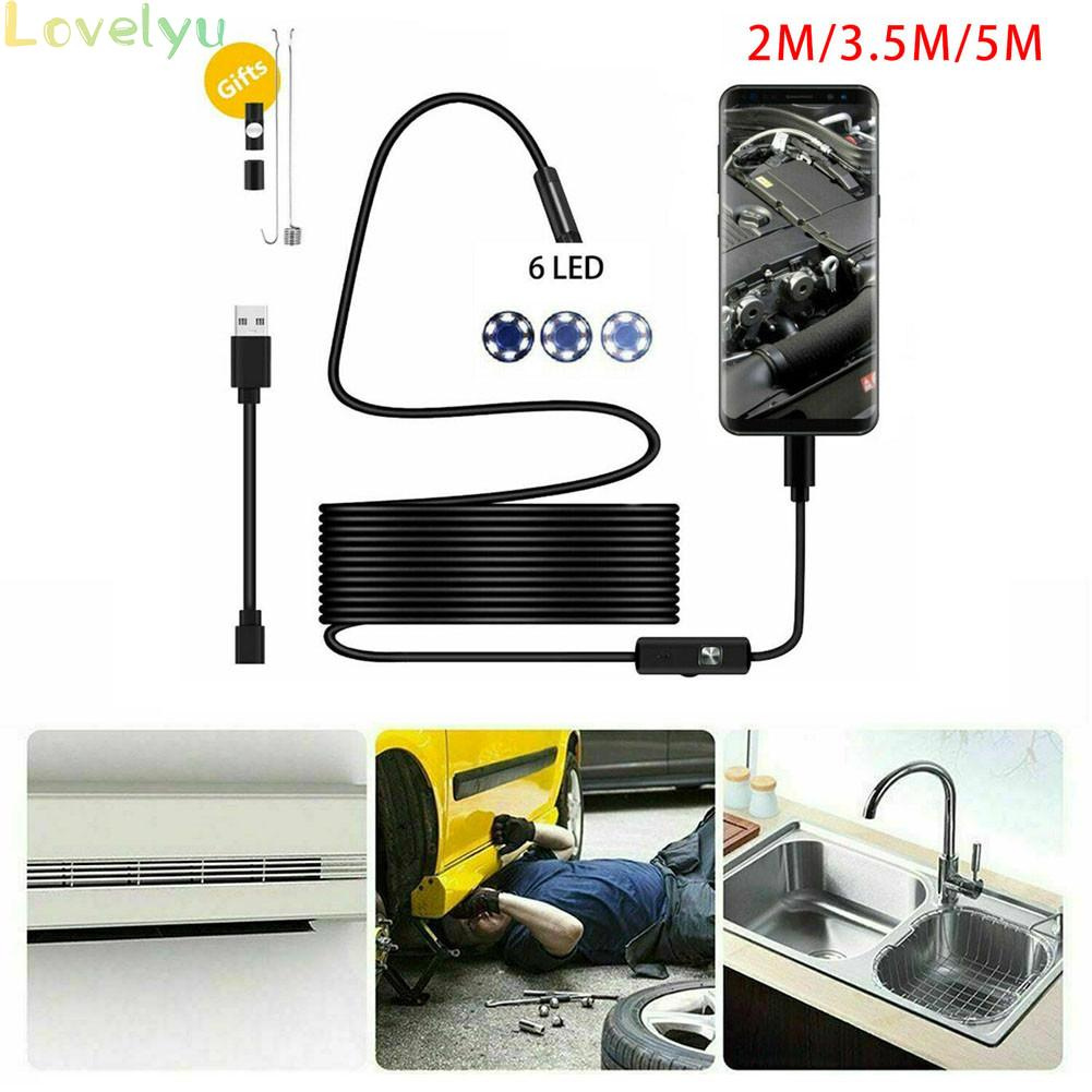 กล้องเอ็นโดรสโคป Usb 6 Led สําหรับ Android ความละเอียดสูงแม่เหล็ก ...