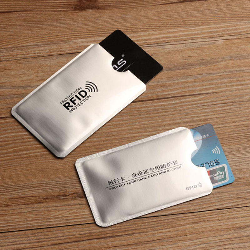 Anti Rfid Card Holder Nfc Blocking Reader Lock Id Bank Card Pouch ...