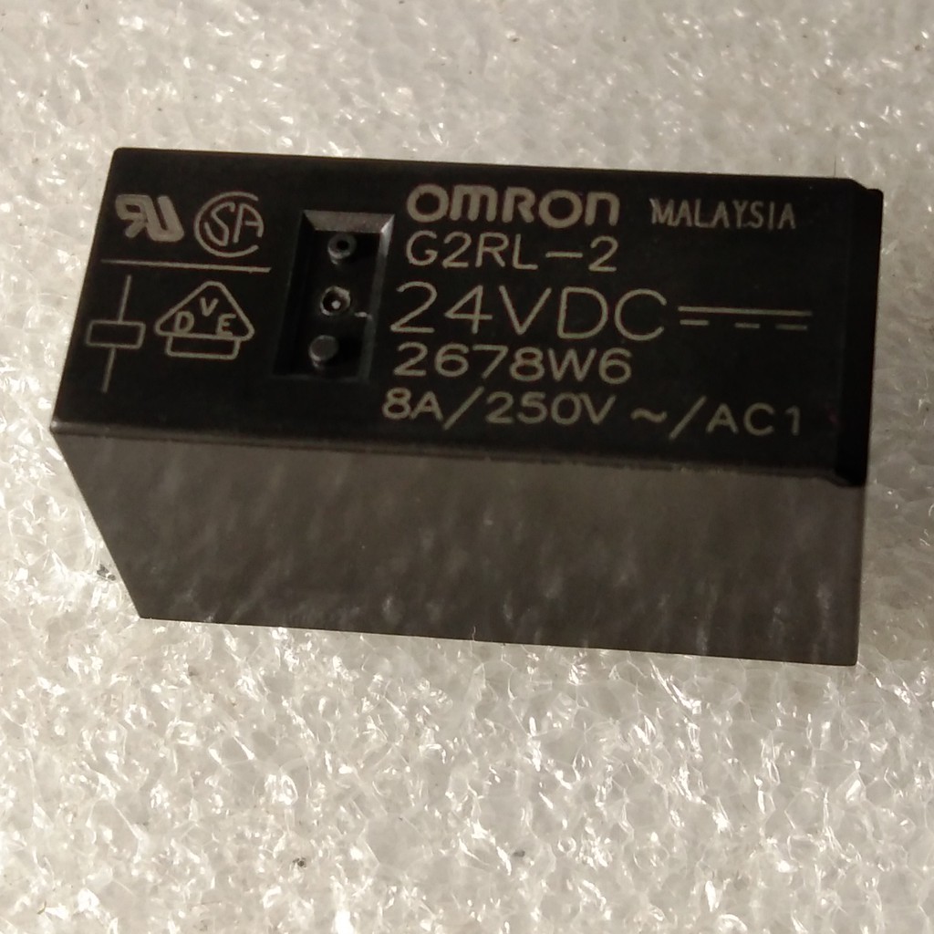 รีเลย์ 8 ขา OMRON G2RL-2-24VDC ตามรูปครับ | Shopee Thailand