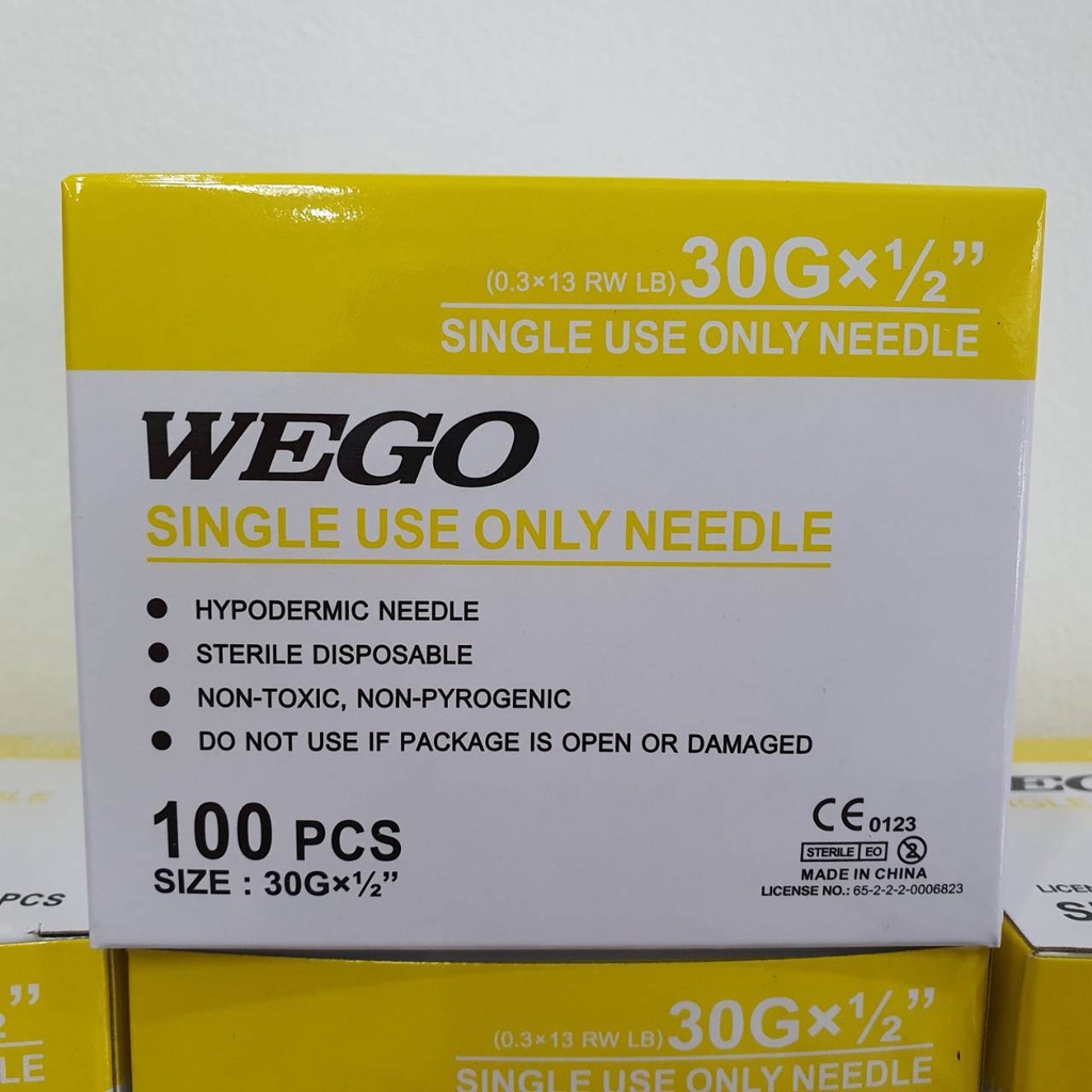 WEGO 30G12 100 ชิ้น - apiradeemedicalsupply - ThaiPick