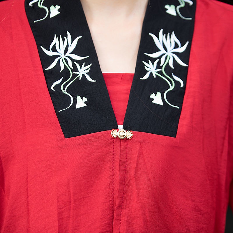 เดรสสายเดี่ยวสตรี Jixiang Kaikai เดิมแท้ Hanfu สไตล์จีนเพลงทำ Beizi ...