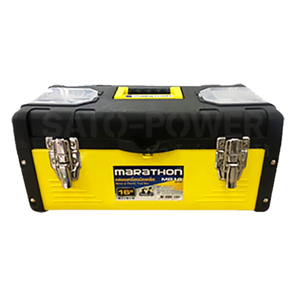 Marathon กล่องเครื่องมือเหล็ก Metal Plastic Tool Box MP16 Power box 16 ...