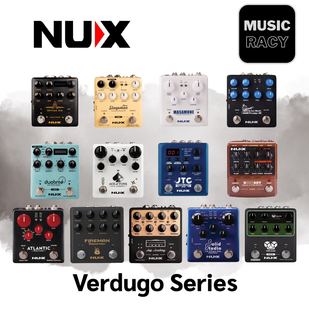 NUX Verdugo Series Stompboxes Effect Guitar เอฟเฟกก้อน กีต้าร์ไฟฟ้า ...