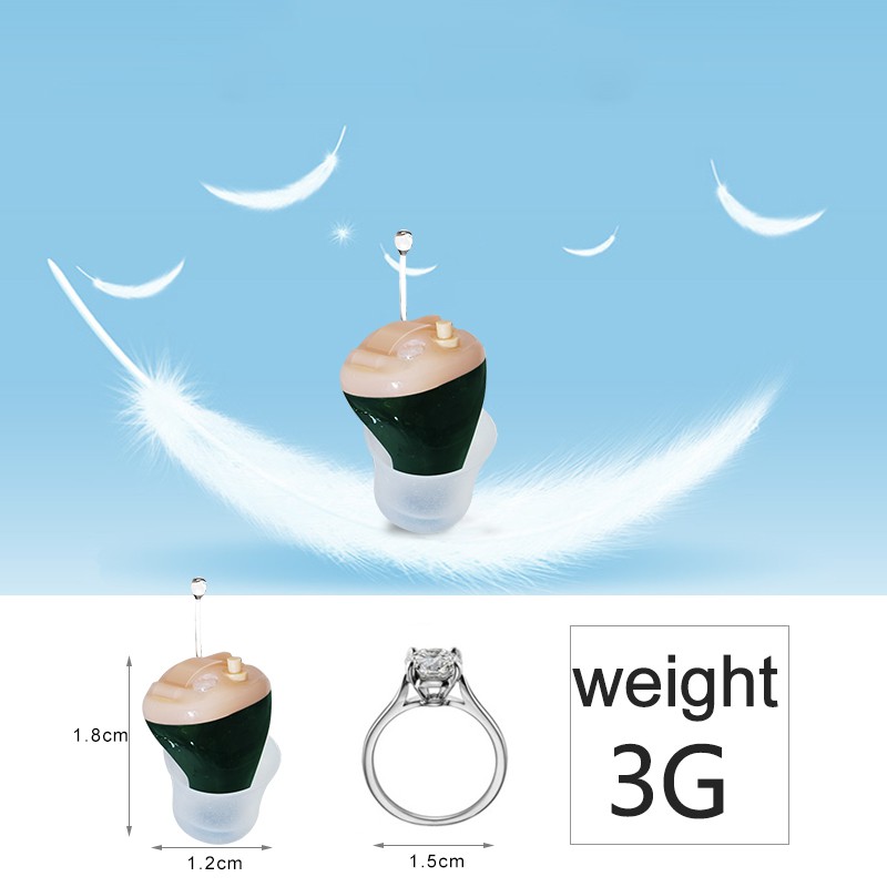 Mirasing Digital Hearing Aids 6 Channels Mini Size in Ear Daily ...