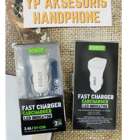 ที่ชาร์จในรถยนต์ Casan Car Plugs ROBOT RT-C06 2USB Fast Charger 2.4A ...