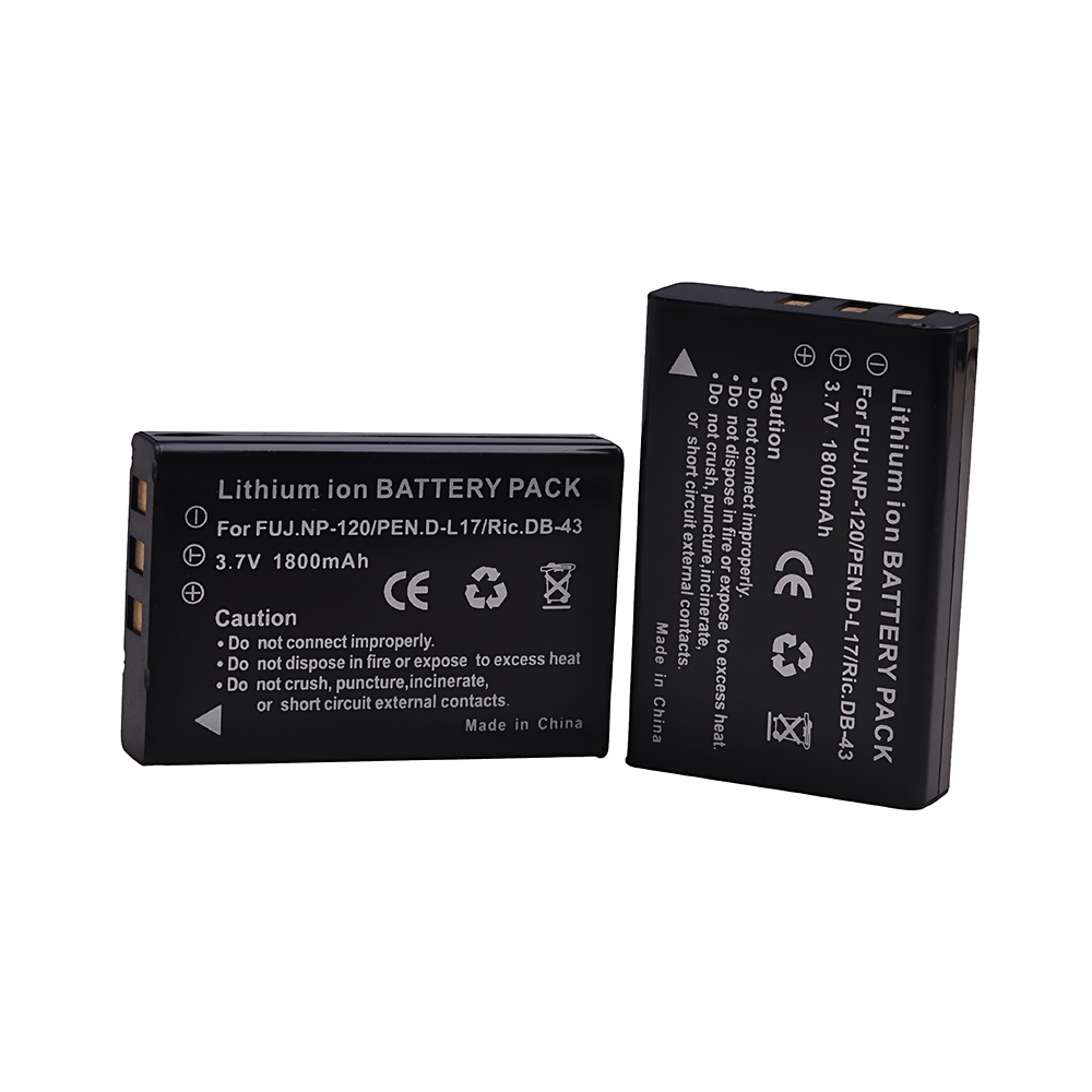 NP-120 NP120 FNP120 DL17 D-Li7 DB-43 BP-1500s Battery for Fuji Fujifilm ...