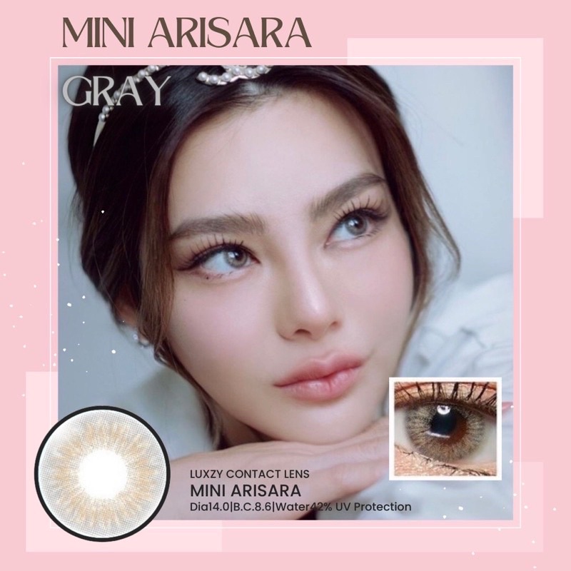 Luxzy Lens Mini Arisara Gray brown ค่าสาย0.00-1000 - jackbigeyes - ThaiPick