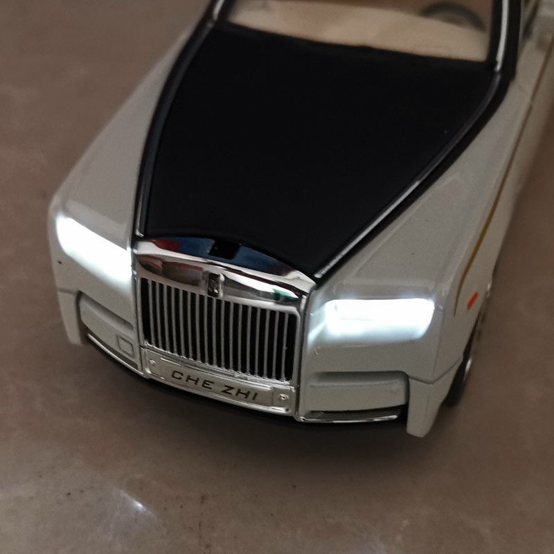 124 Rolls Royce phantom boy simulation alloy toy car model decoration ...