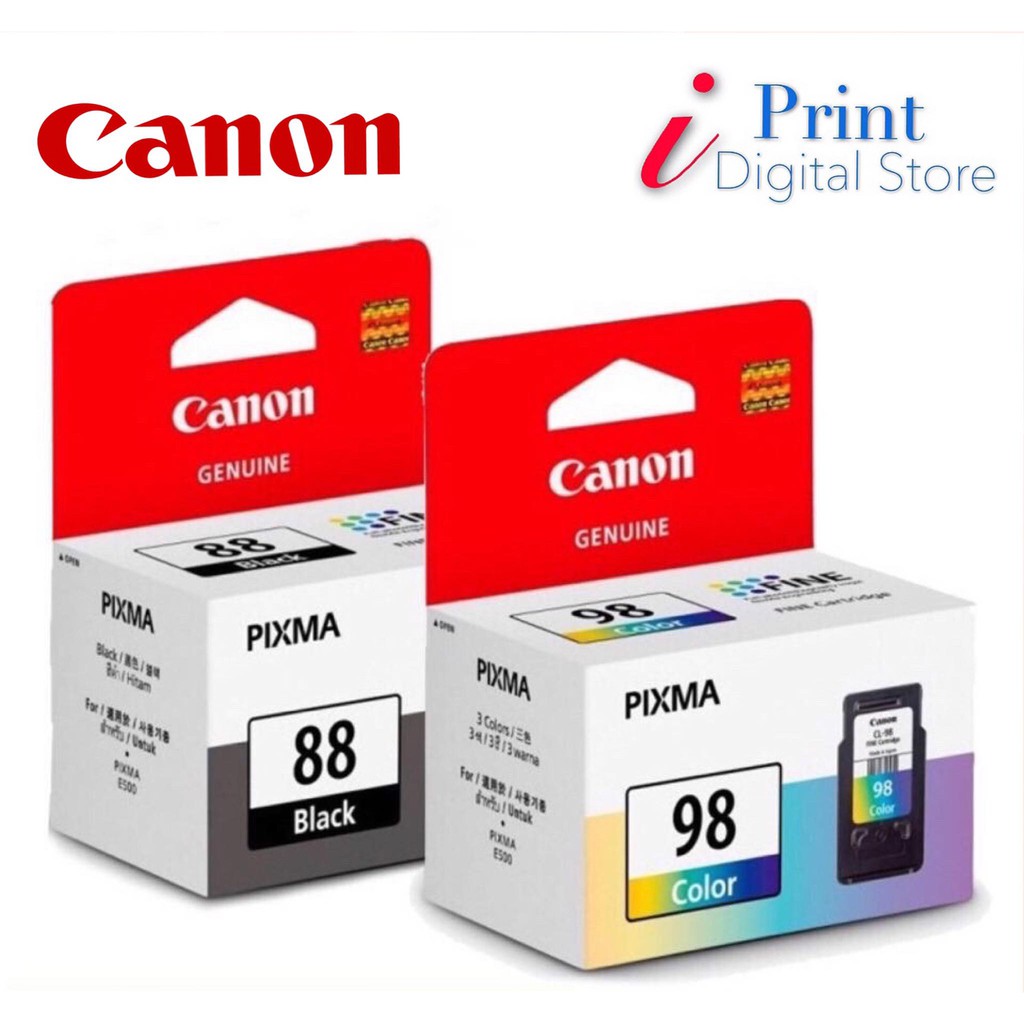 Original Ink Canon PG 88 CL 98 - E500510600610 100 GENUINE ddw1 ...