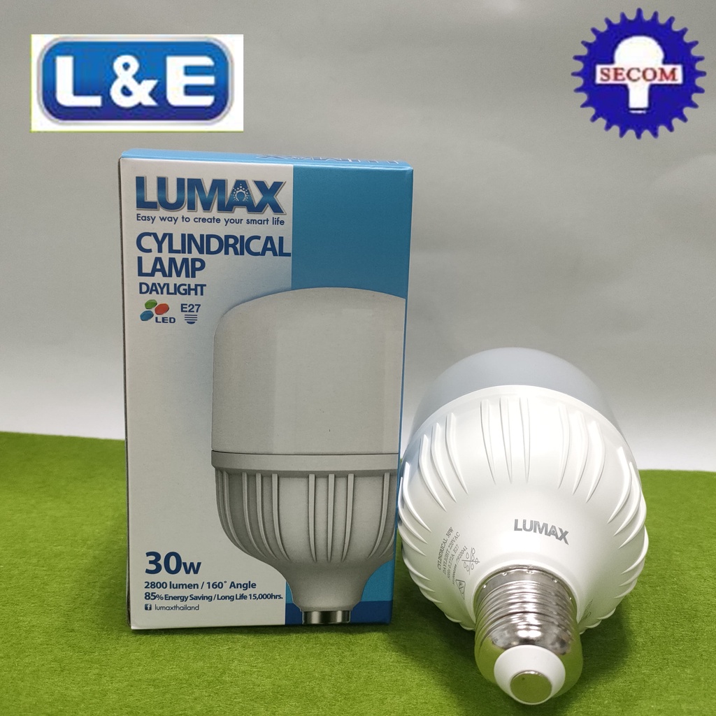 หลอดไฟ LED LUMAX ECO PLUS 30W Daylight ขั้ว E27 หลอดประหยัดไฟ | Shopee Thailand