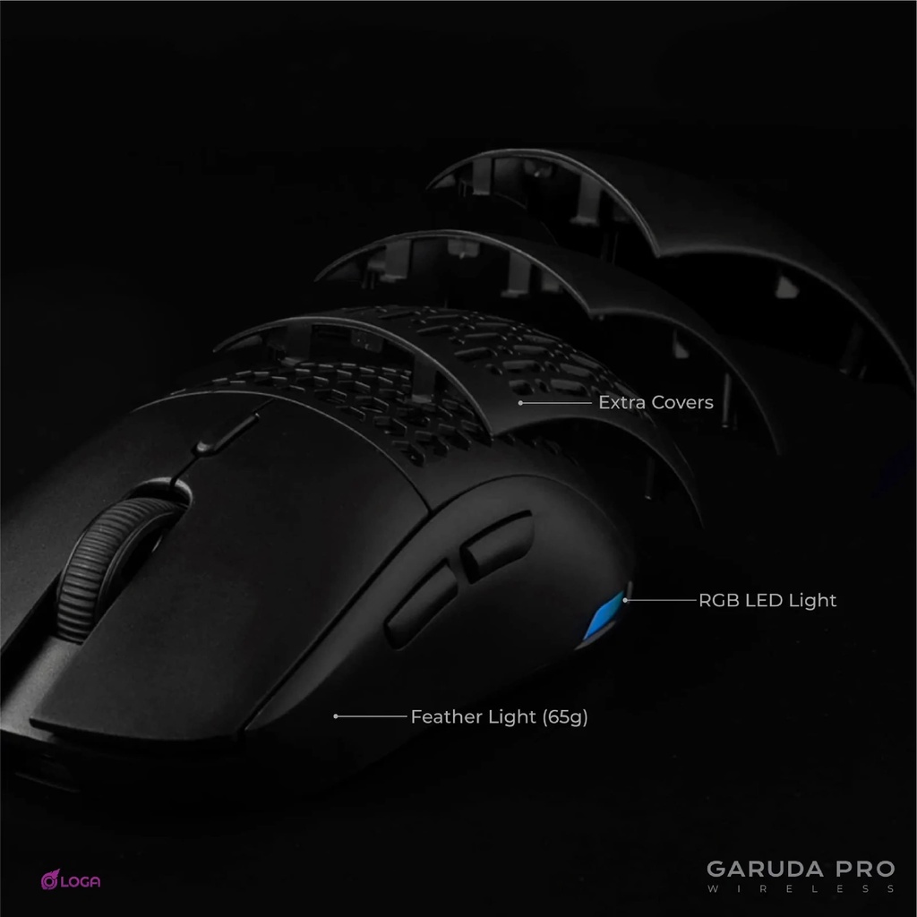 Loga Garuda PRO Wireless Gaming Mouse เมาส์เกมมิ่งไร้สาย ...