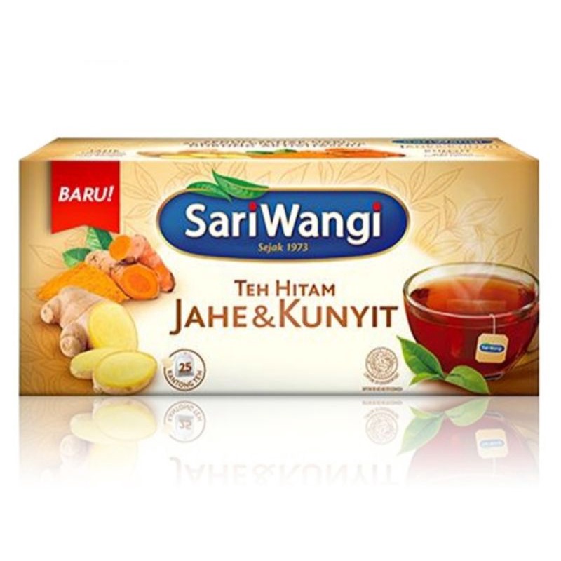 ชาดำอินโดนีเซีย sariwangi tea ขนาด 25 ซอง รส teh Asli teh mawar teh ...