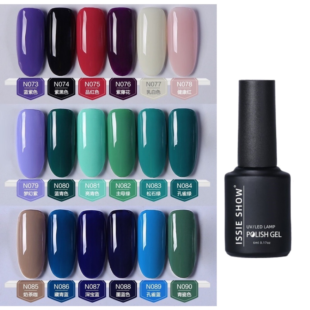 สีเจล ISSIE SHOW N073-N090 สีสวย สีแน่น รุ่นนี้เลยค่ะo - kaodeebypae ...