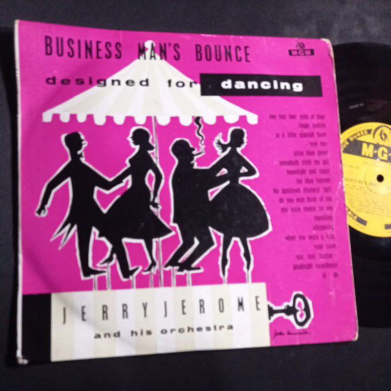 แผ่นเสียง10 นิ้ว แผ่นคลั่ง เพลงแดนซ์ Designed for Dancing JERRY JEROME ...