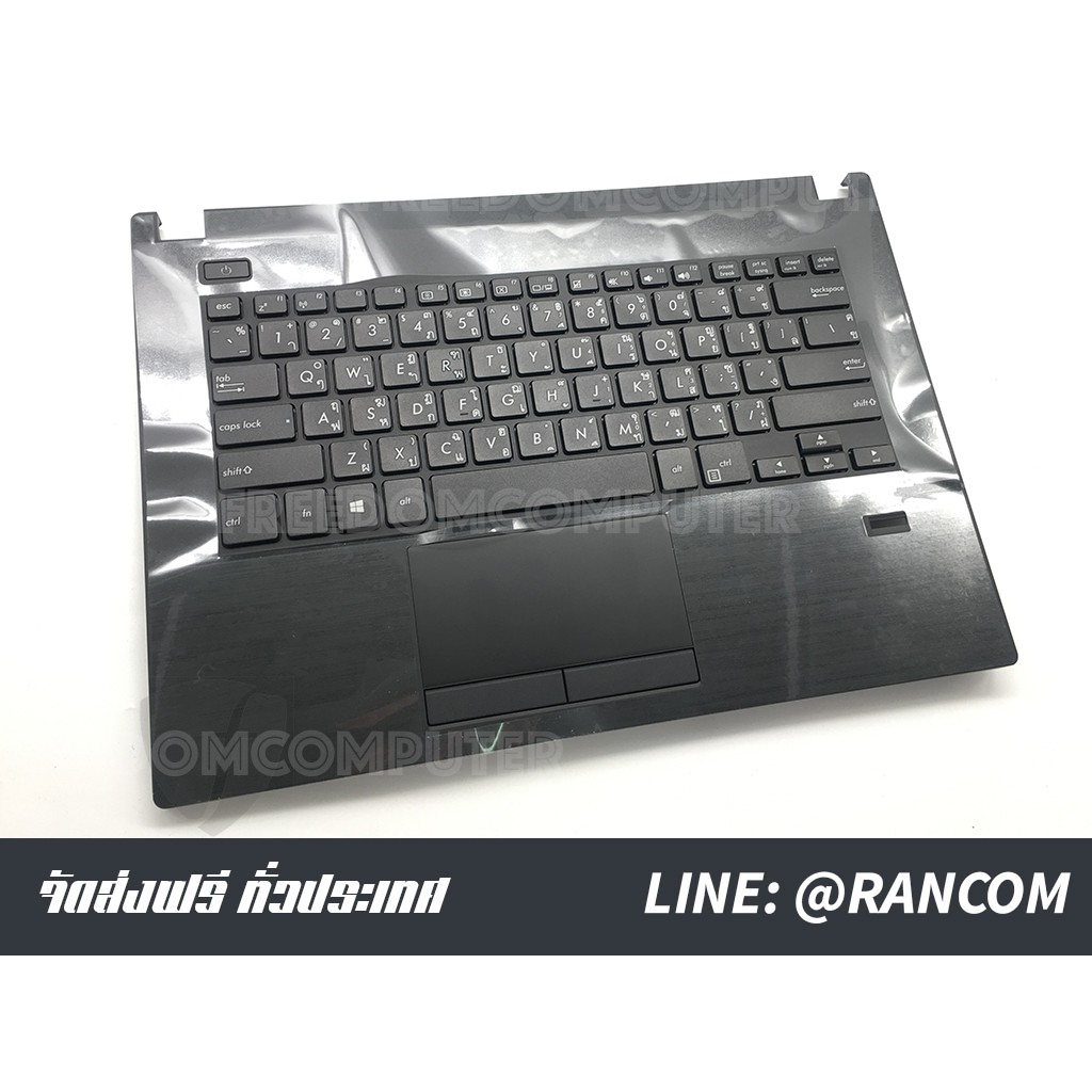 KEYBOARD ASUS คีย์บอร์ด Asus X411 X411U X411SC X411UV X406 สีดำ ไทย ...