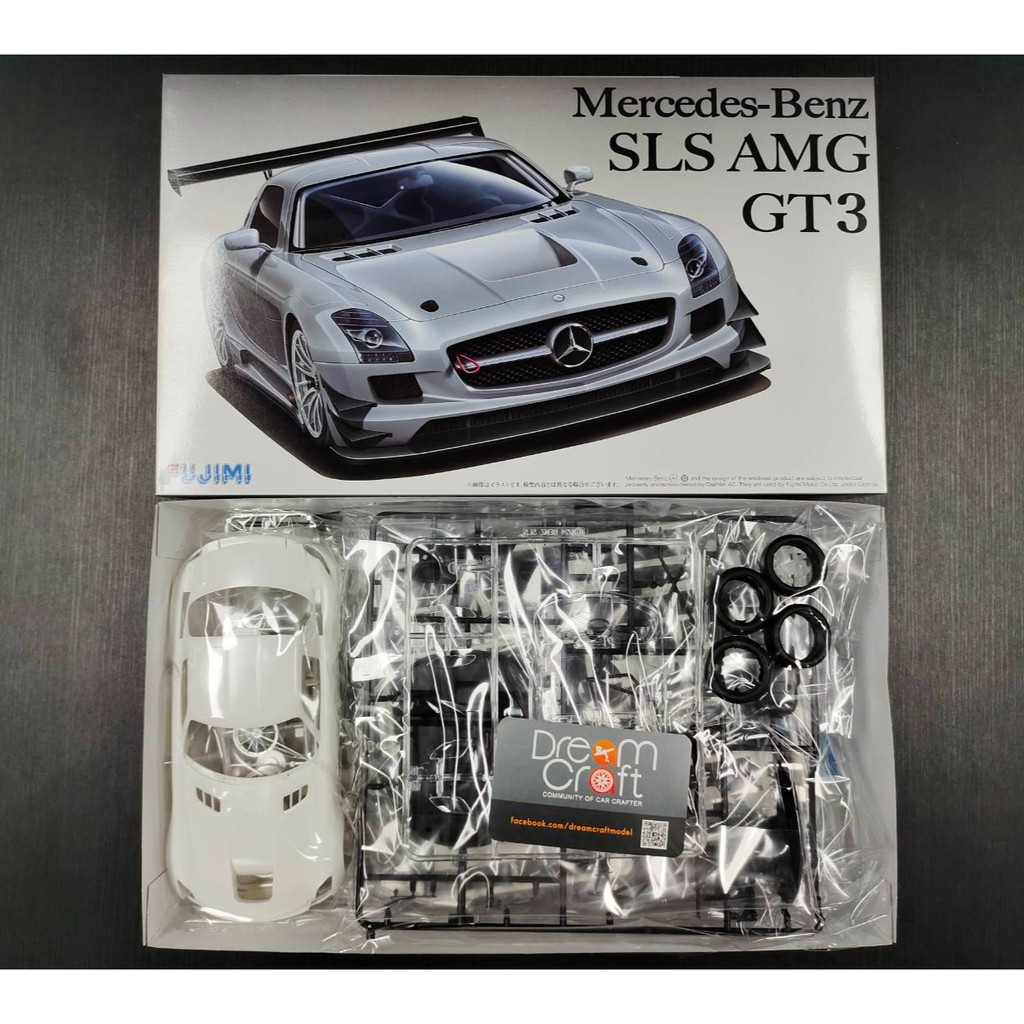 FUJIMI 1/24 BENZ SLS AMG GT3 (โมเดลรถยนต์ Model DreamCraft) | Shopee ...