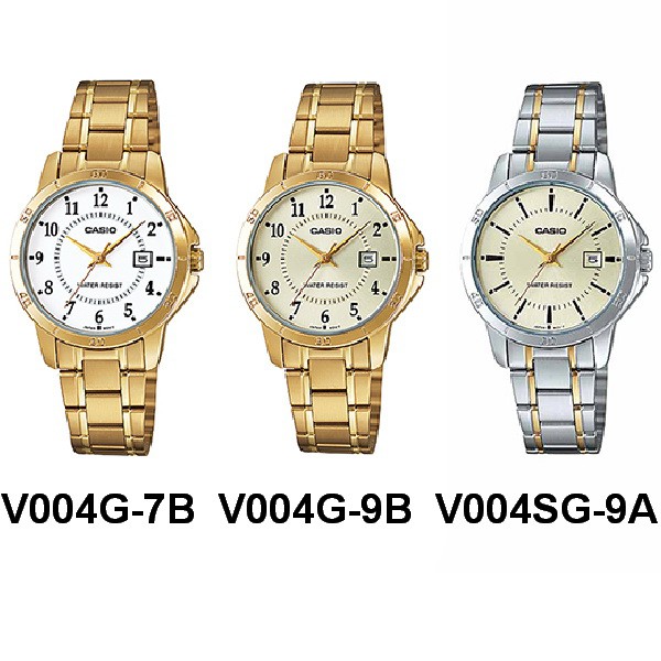 Casio รุ่น LTP-V004 นาฬิกาข้อมือผู้หญิง ประกัน 1 ปี แท้ 100 ...