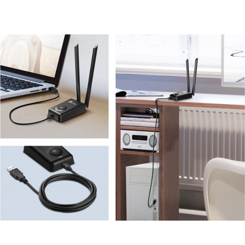 TP-Link TL-WN8200ND อุปกรณ์รับสัญญาณ Wi-Fi (300Mbps High Power Wireless ...