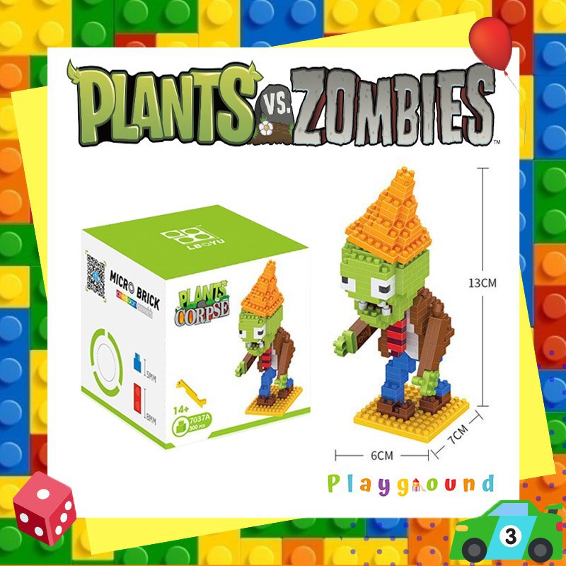【ready stock】 ตัวต่อ นาโน เกมพืชปะทะซอมบี้ Nanoblock Plant Vs Zombies ...