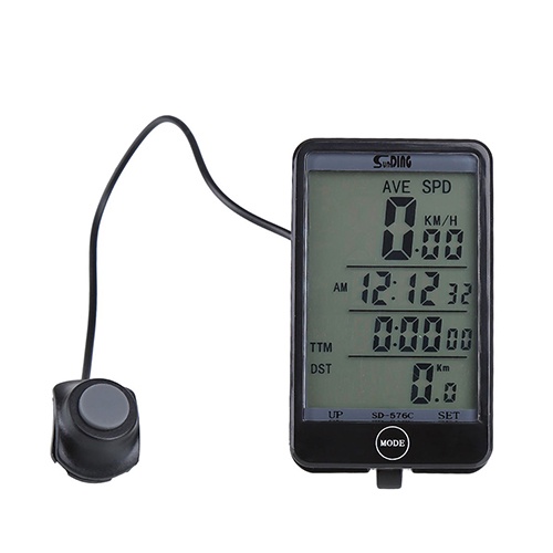 Moon_MTB Bike Bicycle Cycling Computer Odometer LCD Backlight Dispaly ...