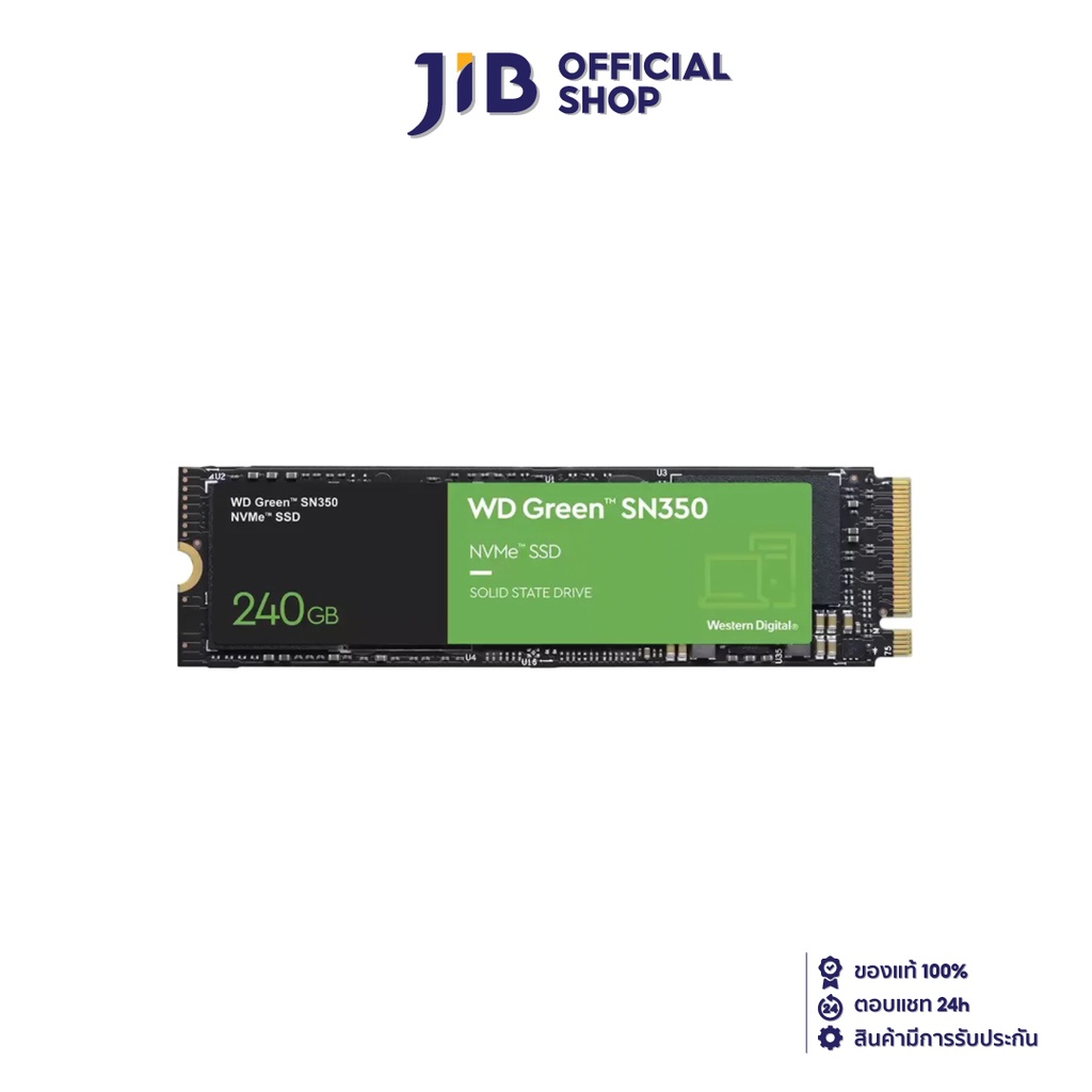 WD GREEN 240 GB SSD (เอสเอสดี) SN350 PCIeNVMe M.2 2280 (WDS240G2G0C ...