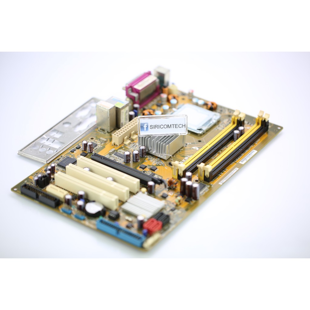 เมนบอร์ด(Socket 775)(ATX) ASUS P5KPL (RAM DDR2) ฝาหลัง ...