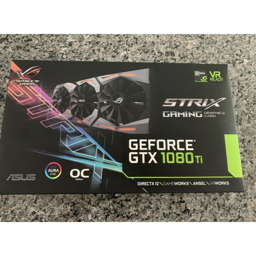 Asus ROG Strix GeForce GTX 1080 Ti OC Edition 11GB GDDR5X Graphics ...