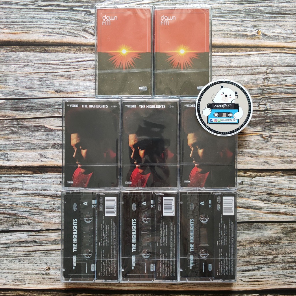 มือ1ซีล เทป The Weeknd อัลบั้ม After HoursTHE HIGHLIGHTSDawn FM ...