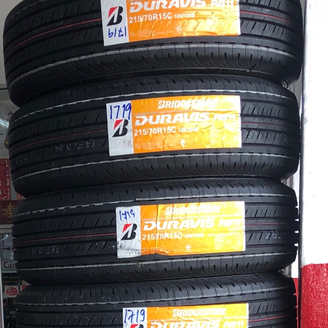 ยางBRIDGESTONE รวมใส่ DURAVIS R611 215/70r15 บริดสโตน ทน อึด ยางรถกระบะ ...