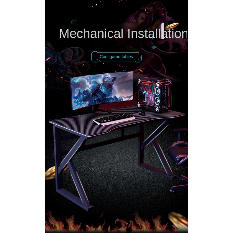 Economical Computer Desk Home Desktop Game Tables Desk Student Learning ...