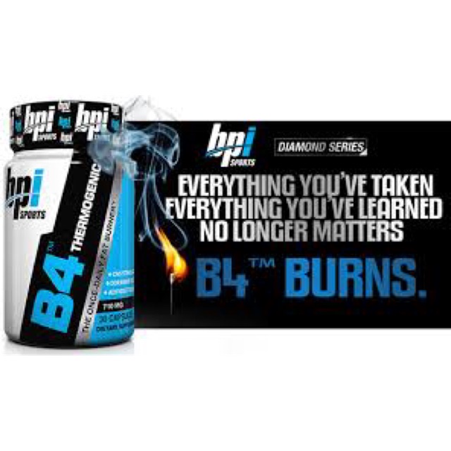 bpi- B4 thermogenic 30cps (ลดไขมัน Pre workout) พร้อมส่ง ...