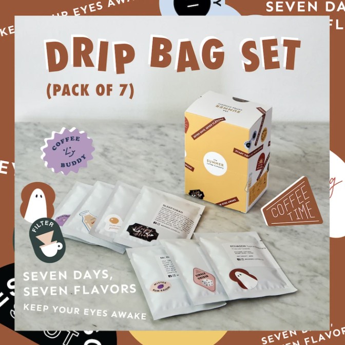 DRIP BAG SET (pack of 7) | Shopee Thailand
