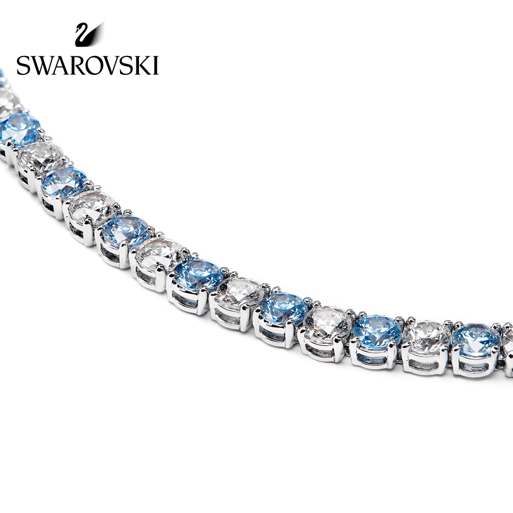 Swarovskiสร้อยข้อมือลูกเทนนิส Swarovski Dlx 125 Th - 2pslisqdbf - ThaiPick