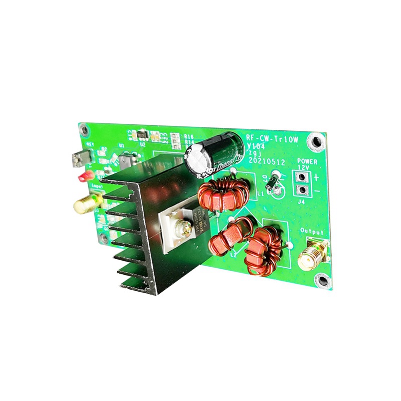 เครื่องขยายเสียงไร้สาย QRP Radio CW Transmitter Kit 10W 13.56Mhz ...