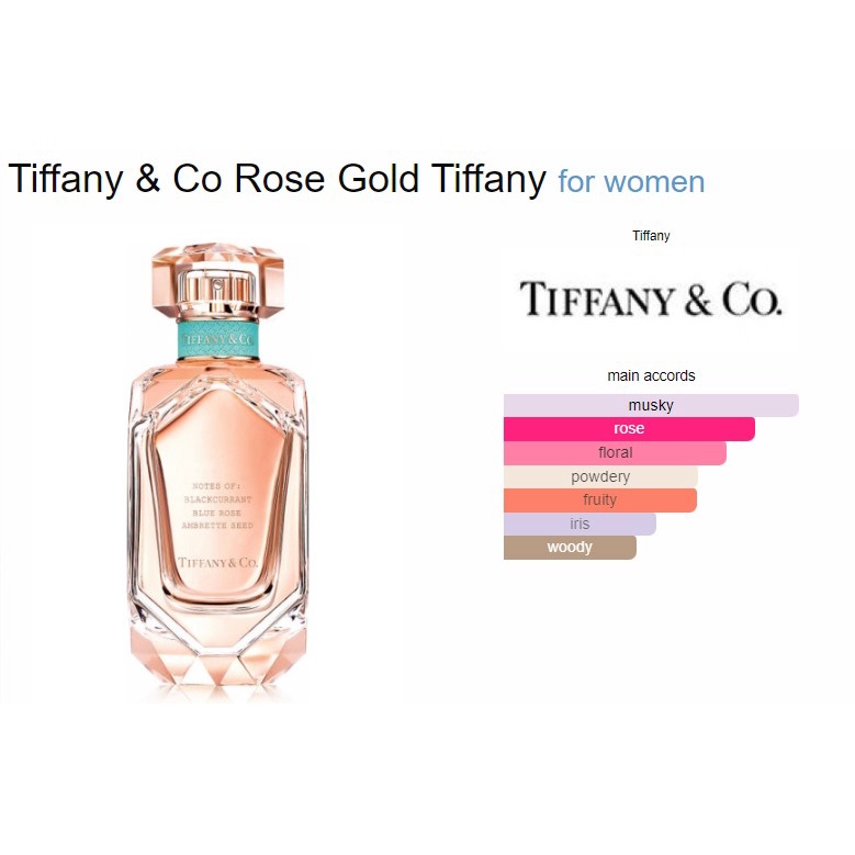 ใหม่ล่าสุด Tiffany Co. Rose Gold for Her EDP 75ml กล่องซีล ป้ายไทย (พร้อมส่งค่ะ) - wimonwanr ...
