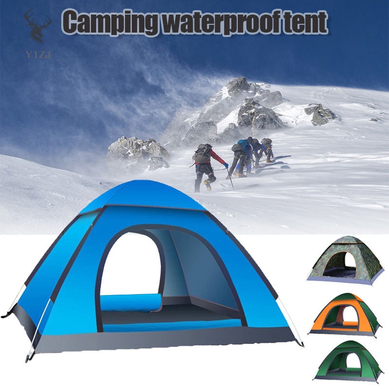 COD& Camping Tent Rainproof Automatic Quick Opening Tent for Outdoor ...