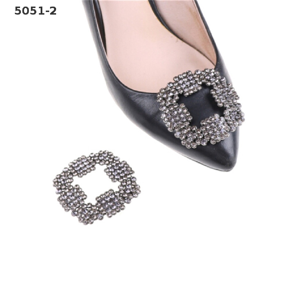 5051-2 1PC Alloy Rhinestones Crystal Shoe Clips Women Bridal Prom Shoes ...