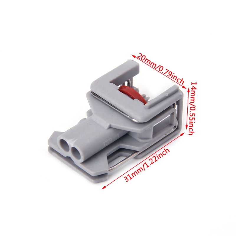 ปรับโฉม5 Sets 2 Pin Waterproof Connector For Delphi 10811963 Fuel ...