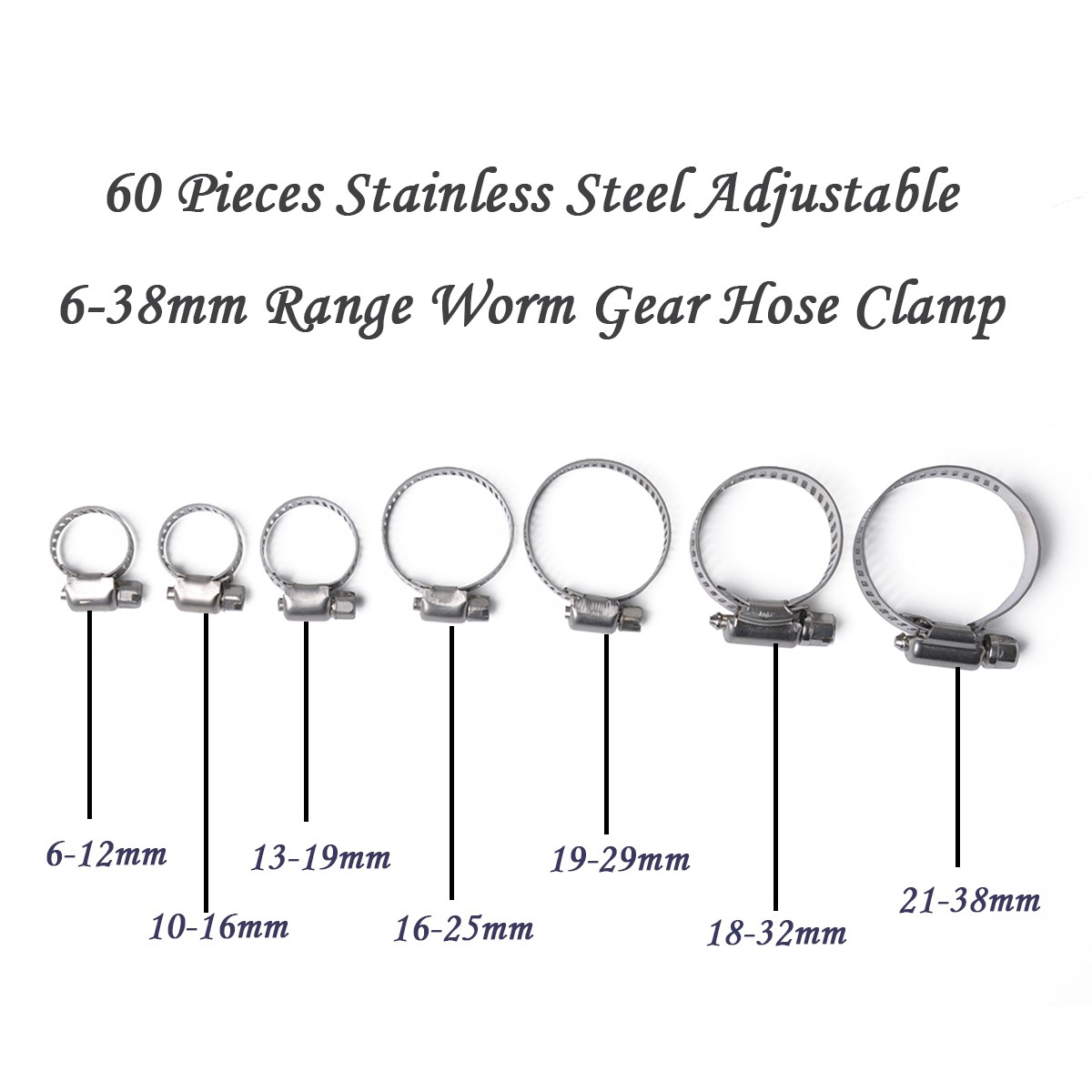 ☍Bjiax Cable Lockout Hasp Adjustable 6mm/0.24in Diameter 38mm/1.5in ...