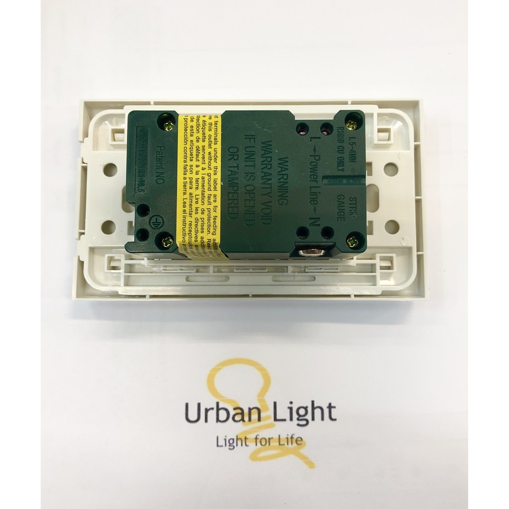 เซฟทีคัท เต้ารับฝังผนัง กันไฟรั่ว ไฟดูด WD932 - cholaphan - ThaiPick