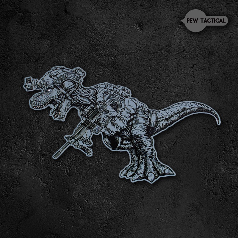 สติกเกอร์ diy PEW TACTICAL Special Tyrannosaurus Rex Sticker Suitcase ...