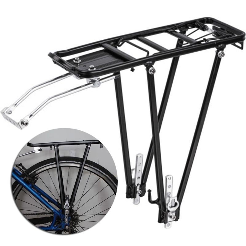 (Starting) Heavy Bicycle Bike Rear Shelf Aluminum Alloy Frame Bracket ...